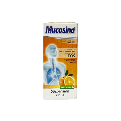 MUCOSINA SUSPENSION NARANJA FRASCO X 120 ML