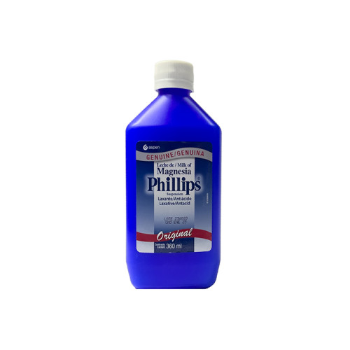 LECHE DE MAGNESIA PHILLIPS FRASCO X 360 ML