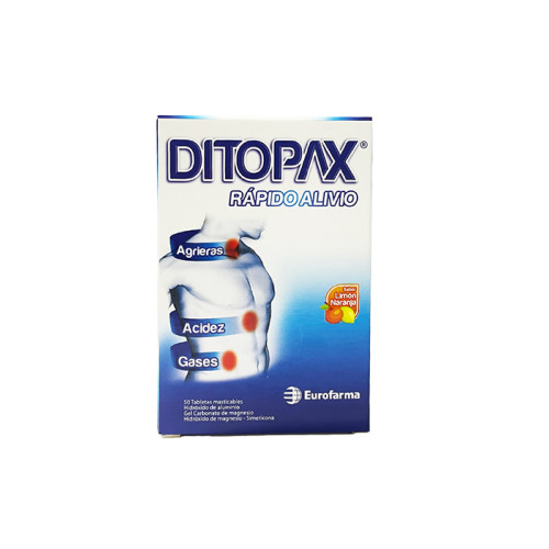 DITOPAX E.X LIMON/NARANJA CAJA X 50 TABLETAS