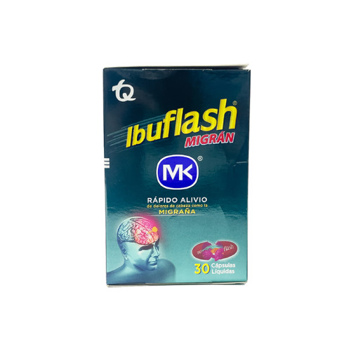 IBUFLASH MIGRAÑA CAJA X 30 CAPSULAS